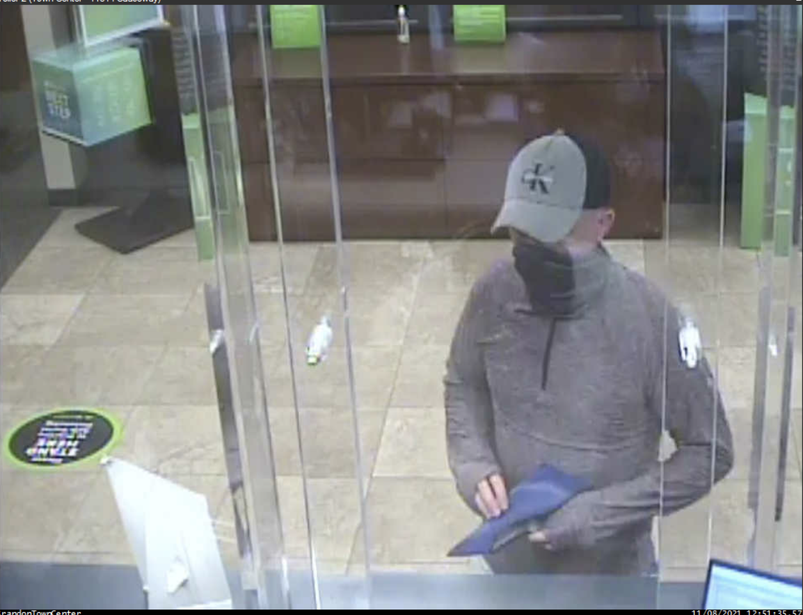 Hcso Looking For Suspect In Brandon Bank Robbery Hcso Tampa Fl