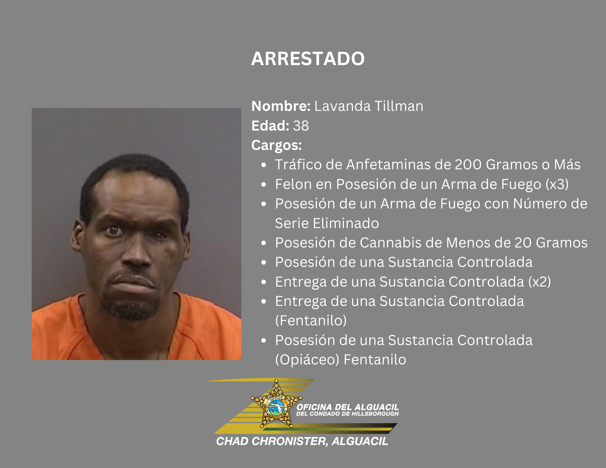 Operación Tridente de HCSO recibe apoyo financiero de una subvención de ...